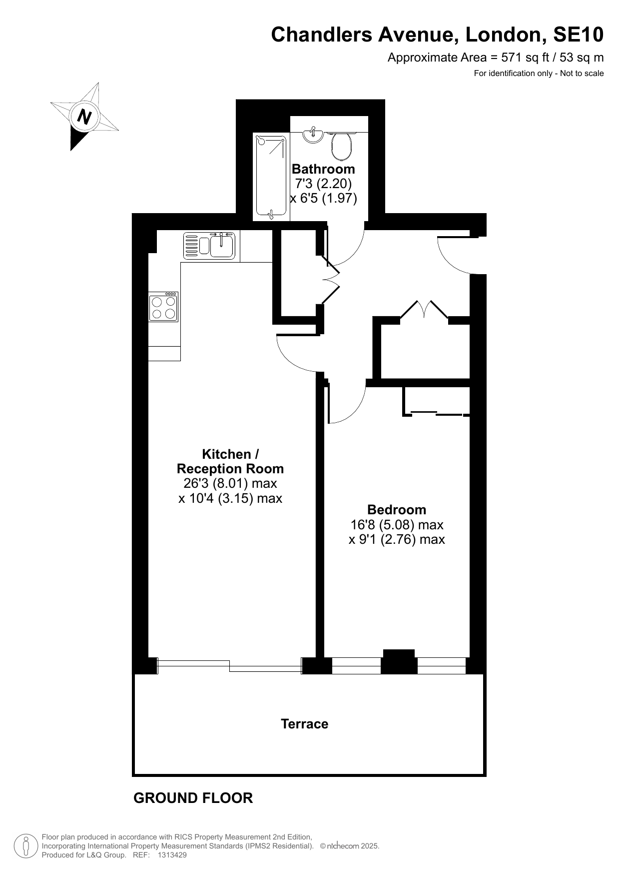 SE10 0SN – 1 bedroom apartment in Greenwich – Share to Buy